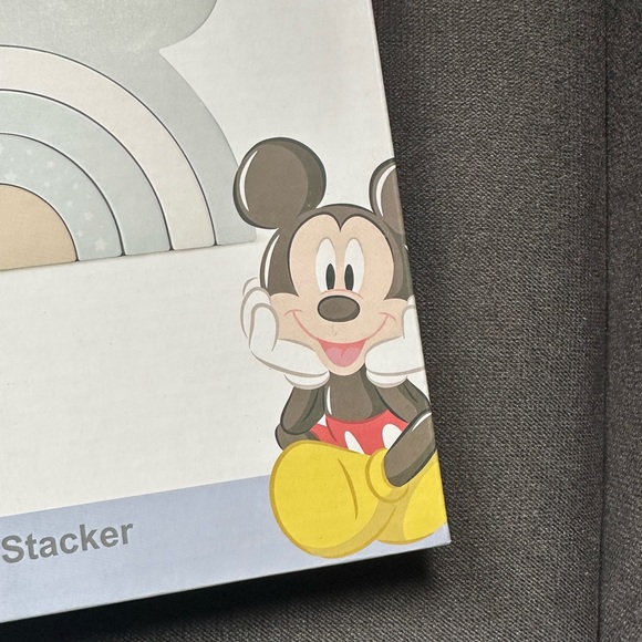 Disney | Toys | Disneys Mickey Mouse Wooden Rainbow Stacker Toy Toys ...